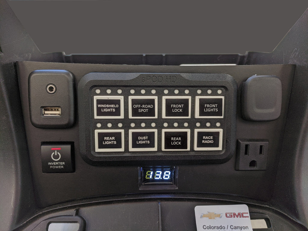 Chevrolet Colorado Full Face Plate For Lower Cubby Fits SPOD HD Switch ...