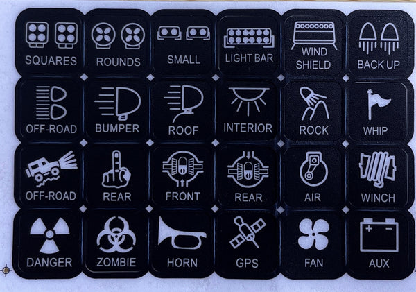 STECH-6 UNIVERSAL Sticker Sheet – Team Tech Offroad